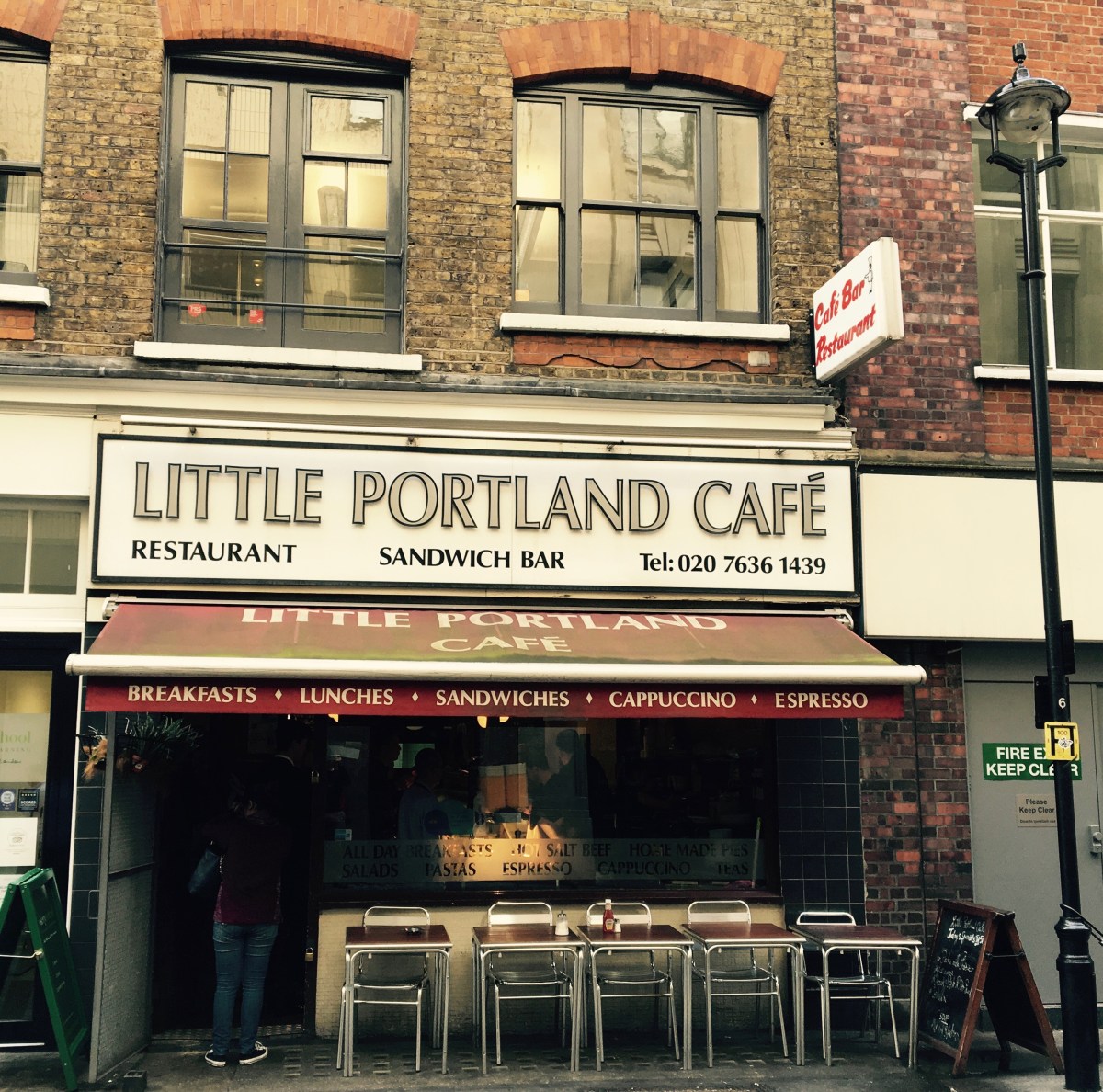 Review #83 Little Portland Café, Fitzrovia – A London Journal
